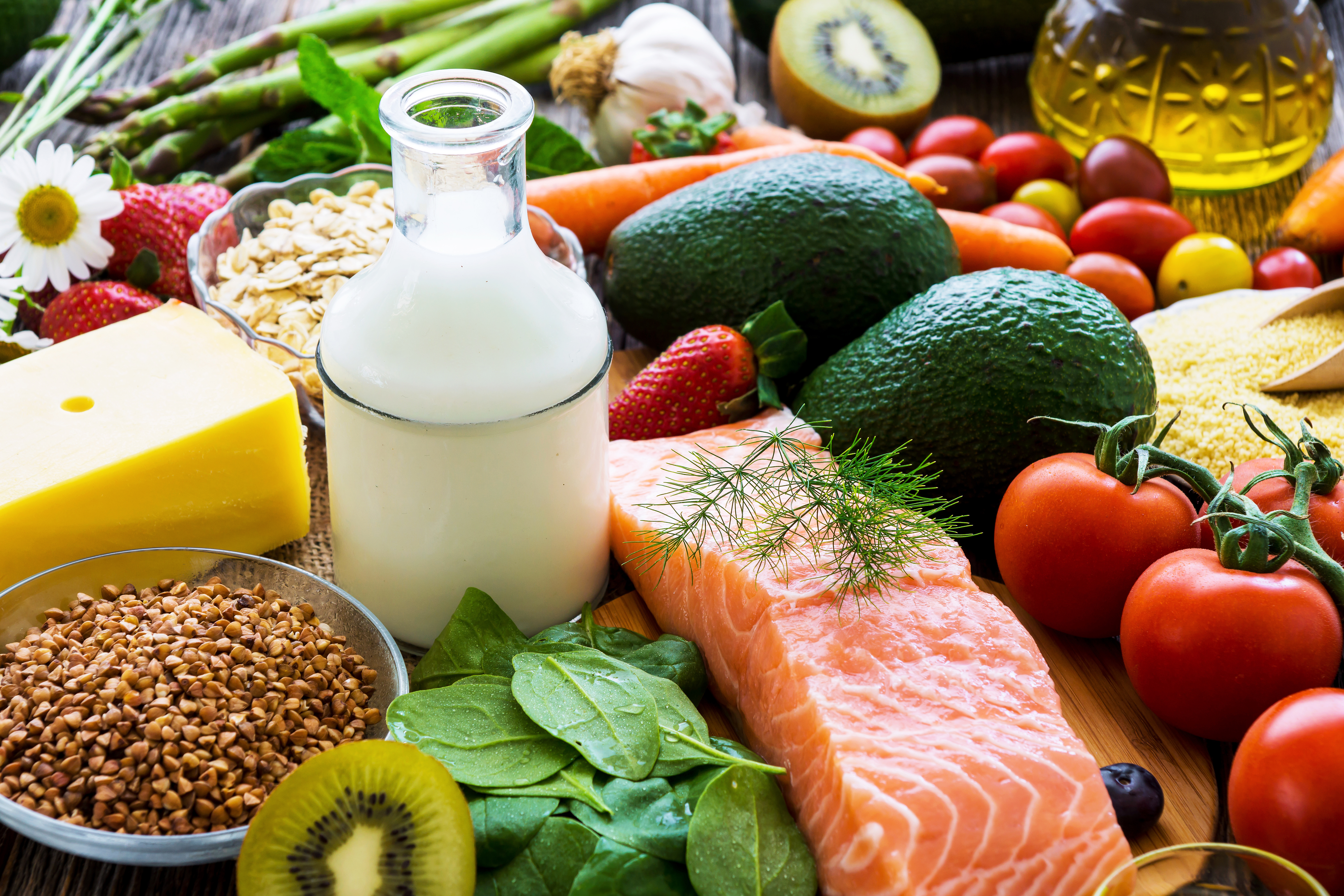 A Variety Of Healthy Foods AW Health Care